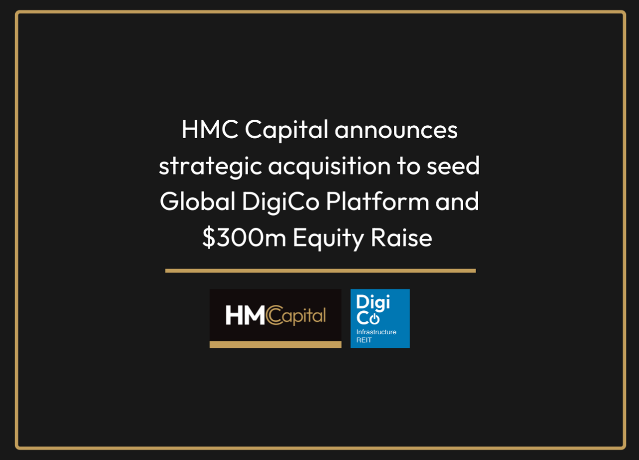 HMC Capital announces strategic acquisition to seed Global DigiCo ...